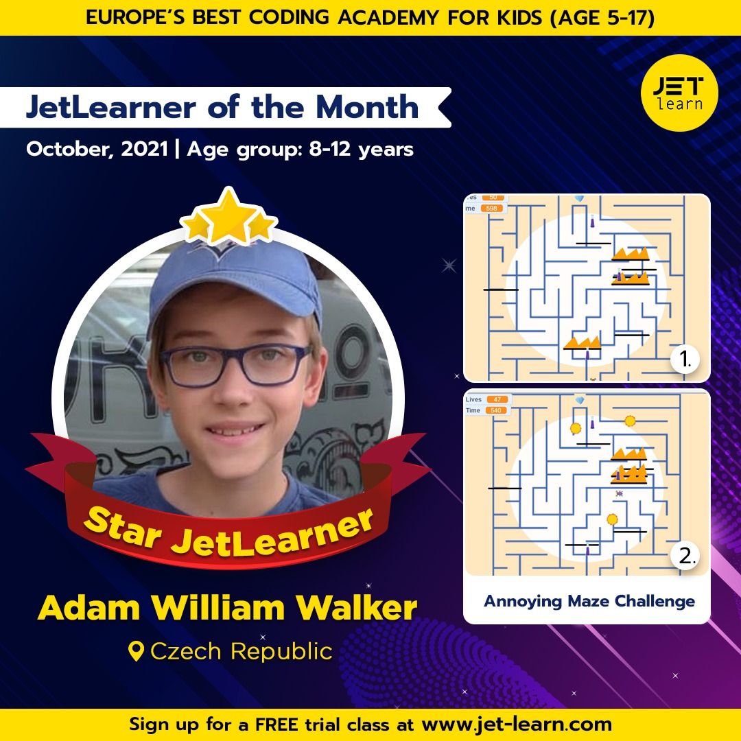 JetLearn Achievers - October 2021