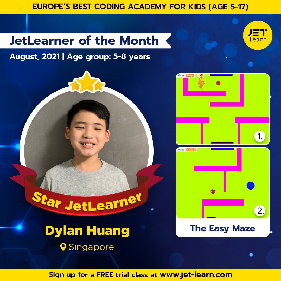 JetLearn Achievers - August 2021